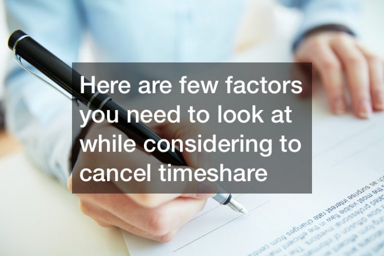 How to Effectively Get Out of a Timeshare Contract - American Personal ...